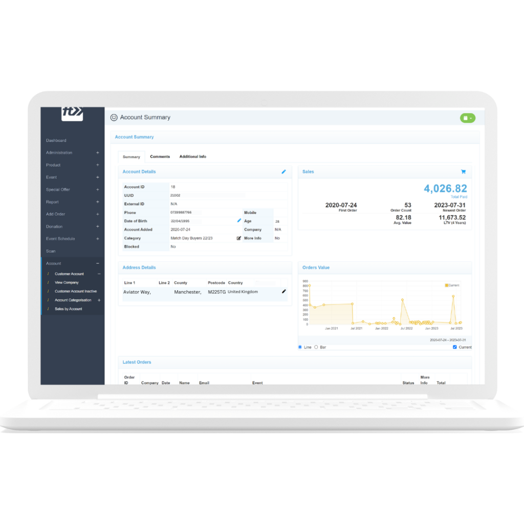 Reporting & Finance – Future Ticketing